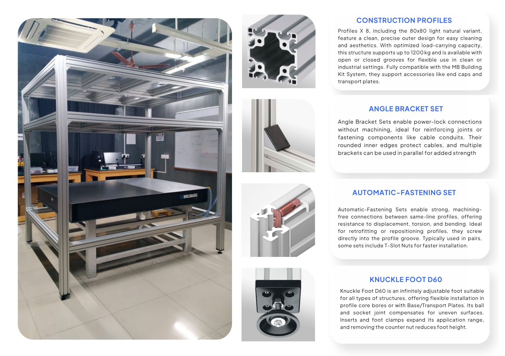 Aluminium Table Frame Project – A Customized Solution by BIBUS India